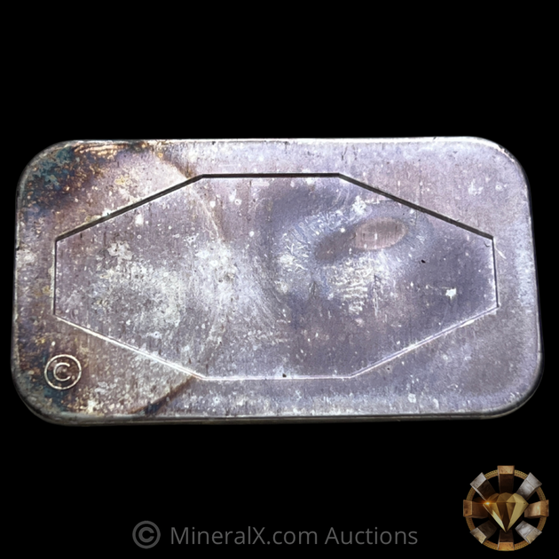 The Watergate Bug 1oz Vintage Silver Art Bar – MineralX