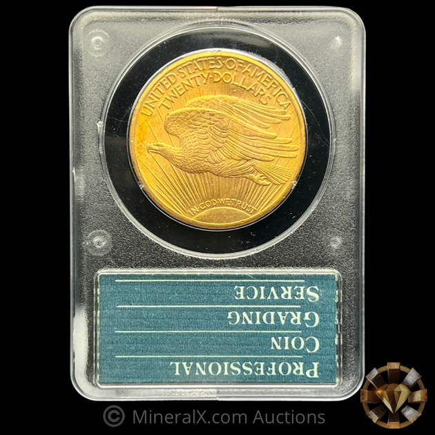 1924 MS63 PCGS “Rattler” $20 US Saint Gaudens Double Eagle Gold Coin ...