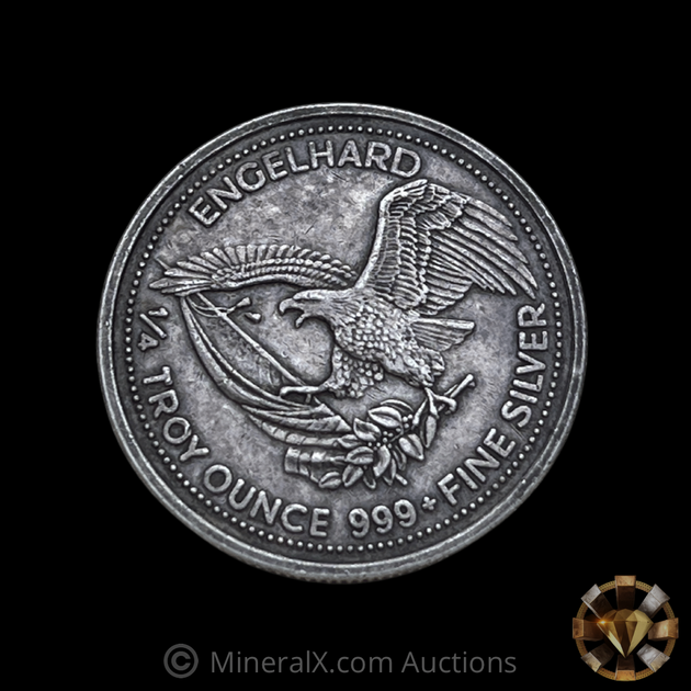 1985 Engelhard 1/4oz Prospector Vintage Silver Coin – MineralX