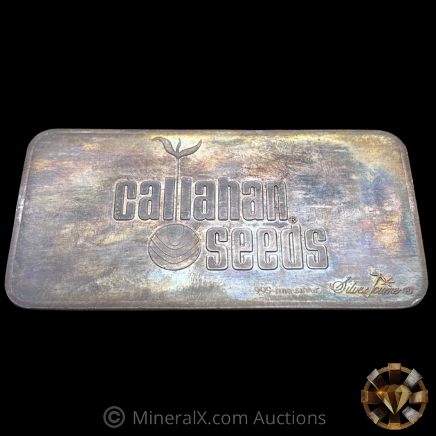 Silvertowne Callahan Seeds 3.63oz Vintage Silver Bar – MineralX