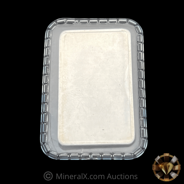 Johnson Matthey JM 5g “Blank Back” Vintage Pressed Silver Bar In Facto ...