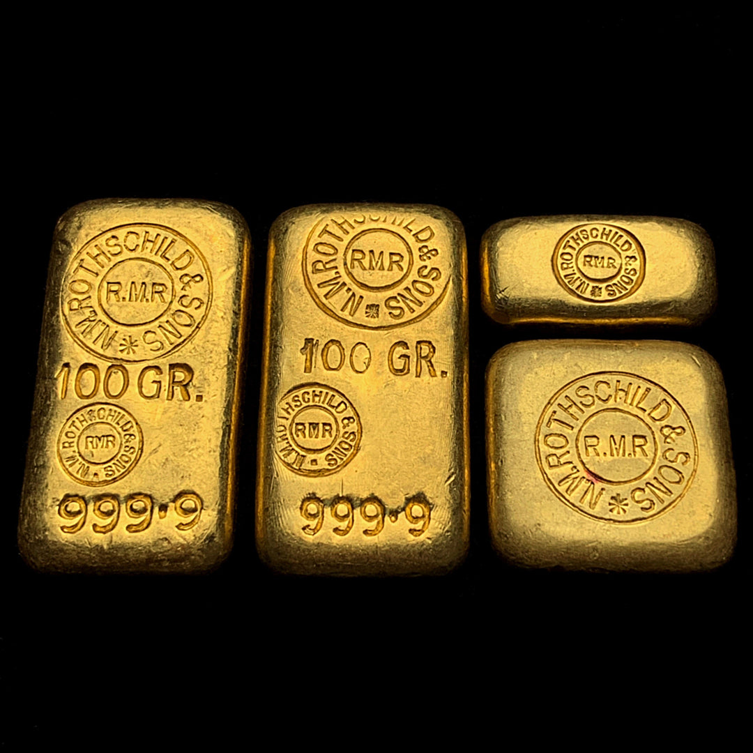 Authentic N.M. Rothschild & Sons Gold Bar Collection – MineralX
