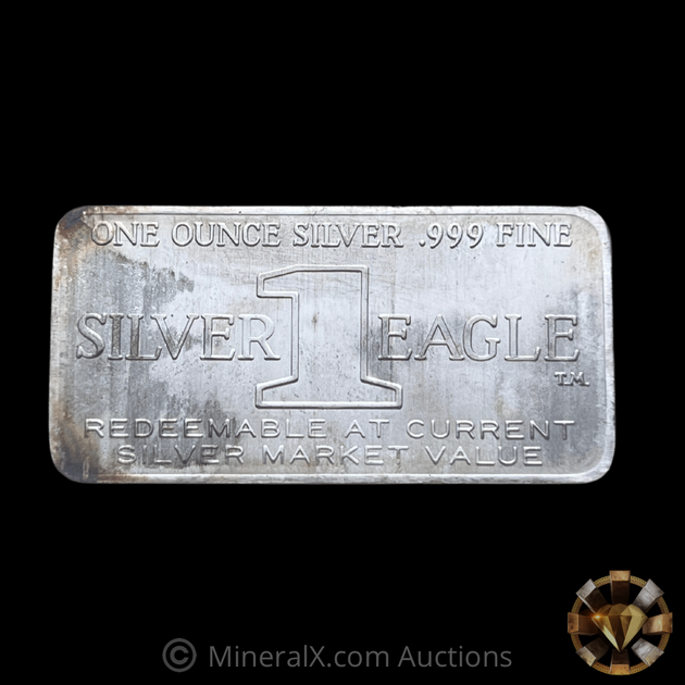 Foster 1oz 1971 Pressed Vintage Silver Bar – MineralX