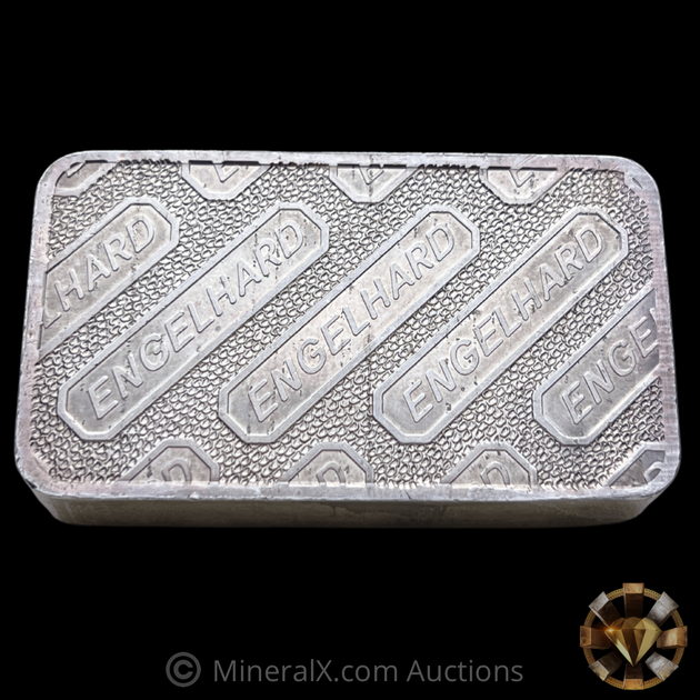 Engelhard 10oz Pressed Vintage Silver Bar – MineralX